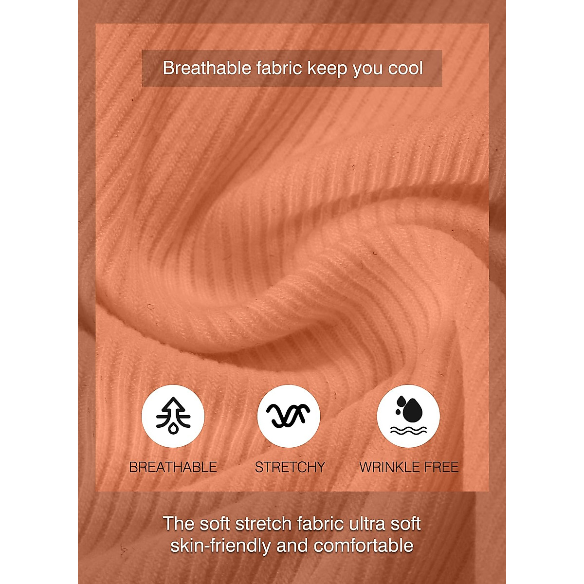 JMIERR Mens Muscle Slim Fit Button Henley Shirts Summer Crewneck Short Sleeve Longline Fitted T-Shirt Gym Workout Athletic Tees Shirt for Men, L, Orange