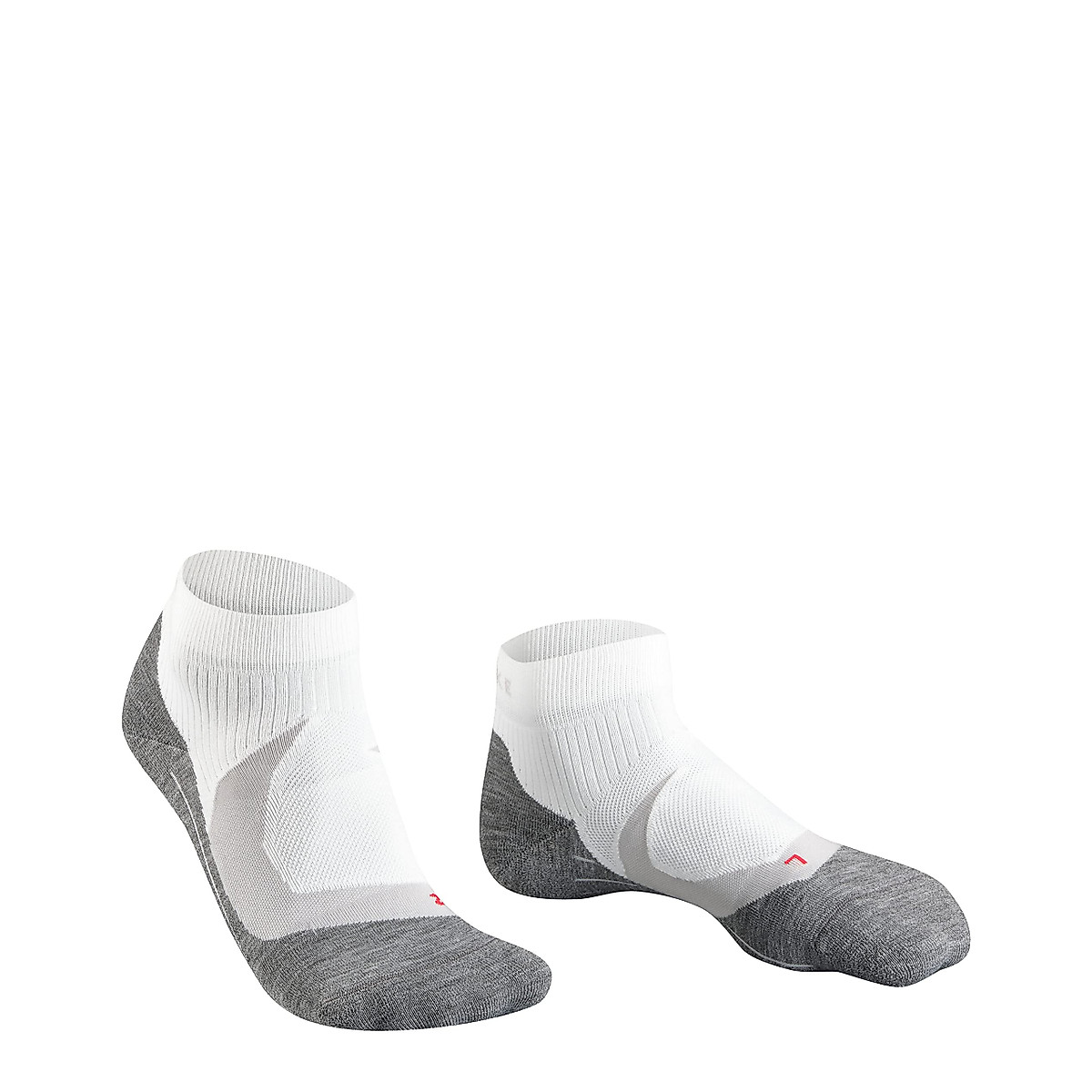 FALKE Men's RU4 Endurance Cool Short Running Socks, Quarter Cut, Medium Cushion, Breathable Quick Dry, Cooling, Nylon, White (White-Mix 2020), 10.5-11.5, 1 Pair