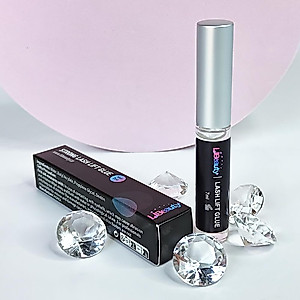 Libeauty Lash Lift Glue, Eyelash Adhesives, Eyelash Perm Glue Strong Sticky Eyelash Lifting Glue for Lash Perming or False Eyelashes Dissolves Quickly in Water