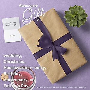 MITBAK Charcuterie Board Tray with 4 Cheese Knives | Bamboo Cheese Board Serving Tray | Cutting Board Platter Great Gift For Christmas, Thanksgiving | 13 x 13 x 1.5 Inches