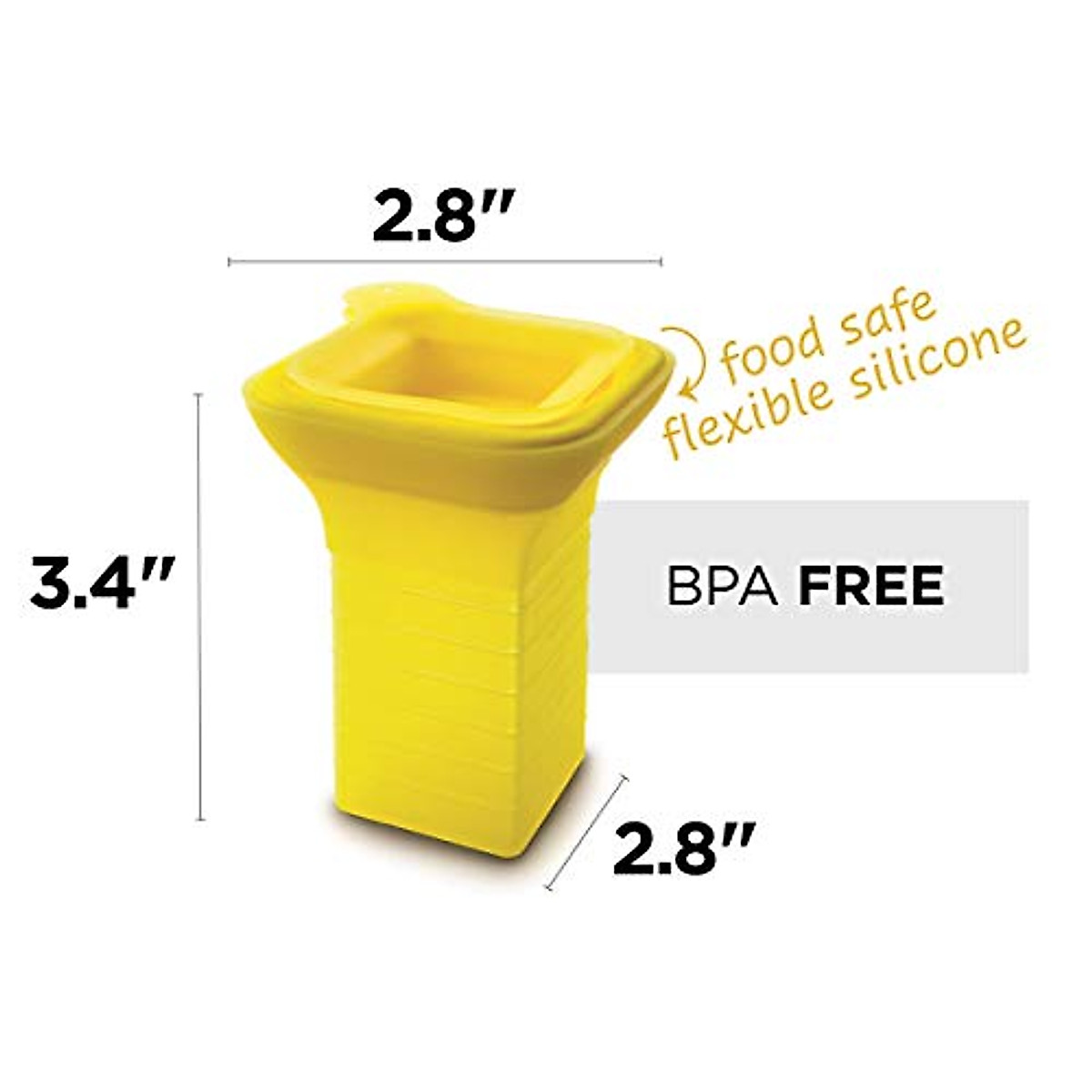 FusionBrands ButterEasy Butter Spreader and Butter Stick Holder - The Simple Way to Spread Butter - Easily Spread Butter on Cookware, Baking Dishes, Corn, Toast and Other Warm Foods