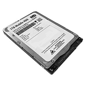 MaxDigitalData 1TB 5400RPM 64MB Cache (7mm) SATA 6.0Gb/s 2.5inch Mobile HDD/Notebook Hard Drive - 2 Year Warranty