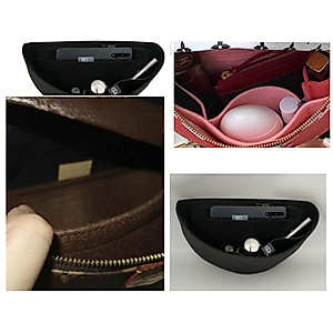 Purse Organizer Insert for Waistpack Inner Sleeve BUMBAG Lining Bag Storage Bag2047Dark brown