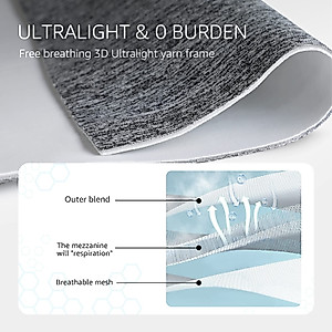 STQ Tennis Shoes for Womens Athletic Workout Sneakers Ultra Lightweight Lace up Running Shoes Grey/AQUE US 8