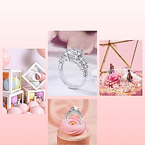 Jeulia Wedding Rings Engagement Rings for Women Anniversary Promise Ring Bridal Sets 925 Sterling Silver with 4.75 ct Primary Stone+2.59 ct Side Stone (7.5(U.S))