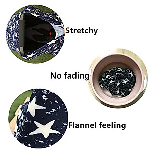 Arnzion Baby Car Seat Covers for Baby Boys Girls Versatile Stretchy Babies Car Seat Cover Set Twinkle Stars Printing Infant Car Seat Canopy Nursing Covers Breast Feeding Covers