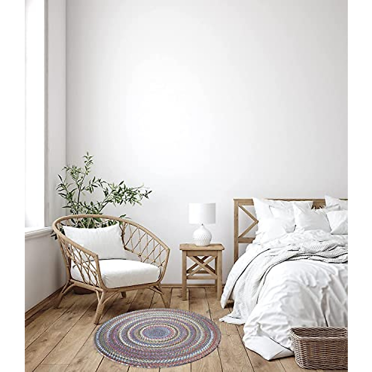 RRI Home Decor Chelsea Area Rug, 4 Foot, Sapphire