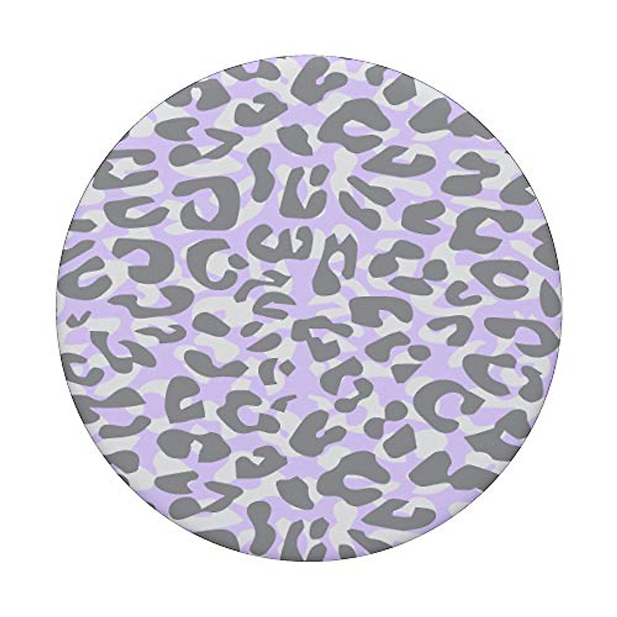 Purple Lilac Leopard Cheetah Animal Print PopSockets Swappable PopGrip