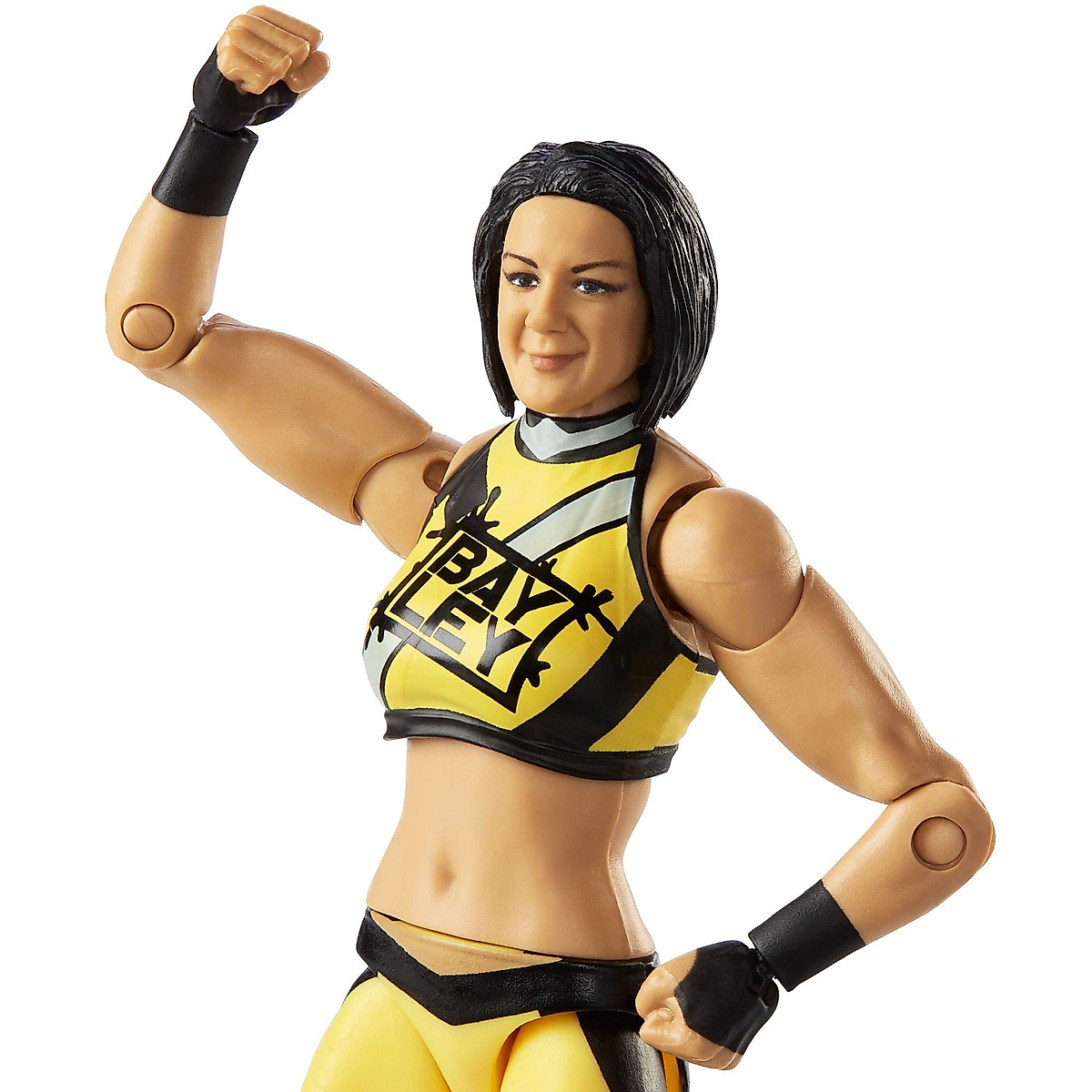 WWE Bayley Elite Series #80 Deluxe Action Figure with Realistic Facial Detailing, Iconic Ring Gear & Accessories