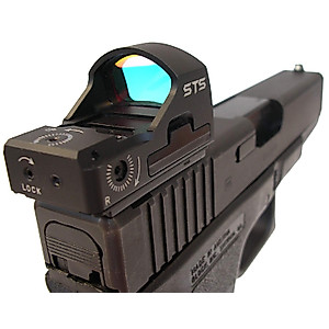 C-MORE Systems STS2 Super Bright 3 MOA Red Dot Sight, Black