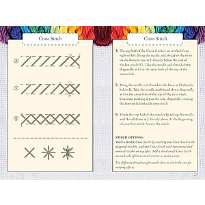 Hand Embroidery Stitches At-A-Glance: Carry-Along Reference Guide (Landauer) Pocket-Size Step-by-Step Illustrated How-To for 30 Favorite Stitches, plus Tips & Techniques and Needle & Thread Charts