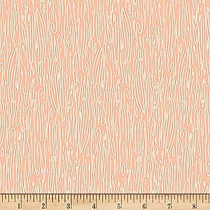 Art Gallery Fabrics Art Gallery Hello Bear Wild Wood Nectar Fabric, Orange