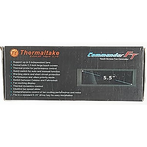 Thermaltake Commander FT Touch Screen 5 Channel Single 5.25" Bay Cooling Fan Controller AC-010-B51NAN-A1