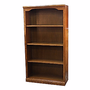American Heartland Manufacturing Co,. LLC Oak 60 inch Bookcase in Light