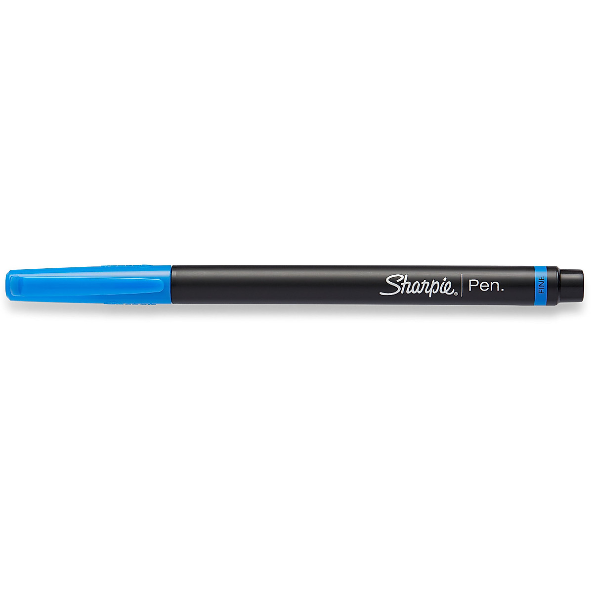 Sharpie Felt Tip Pens, Fine Point (0.4mm), Blue, 12 Count
