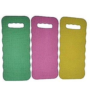 Smart Value Set of 3 Foam Kneeling Pads Perfect for Long Gardening Hours (3 Kneeling Pads Assorted Colors)