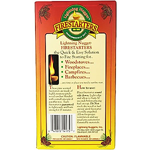 Lightning Nuggets Inc 0-47815-14175-7 12-Count Firestarters