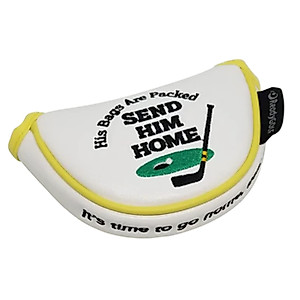 ReadyGOLF Send Him Home Embroidered Putter Cover Mid-Size Mallet