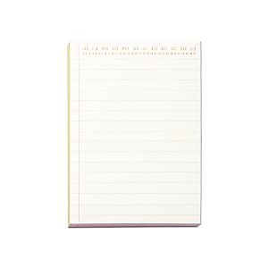 DesignWorks Ink 5" x 7" Yellow & Pink Color-Block Notepad - Cute Memo Pad with 120 Tear-Off Planner Sheets for Notes & Reminders | Aesthetic Desk Accessories & Office Supplies (PP57-2023)