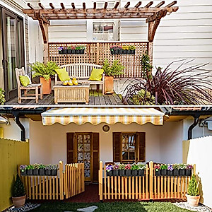 ANGTUO Hanging Wall Planters for Indoor Plants 6 Pockets New Upgraded Vertical Planter Plant Hanger for Hanging Garden Home Decoration