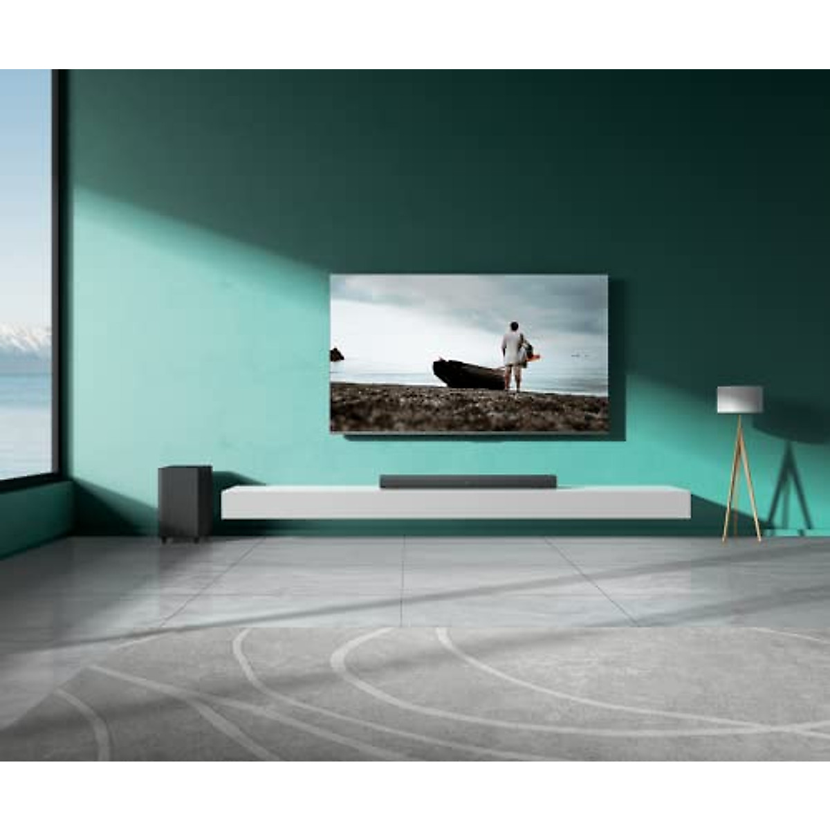 Xiaomi Soundbar 3.1ch, 430W Max Power, 3.1ch DTS® Virtual X Sound, One-tap to Play Audio with NFC, Wireless and immersive subwoofer Experience