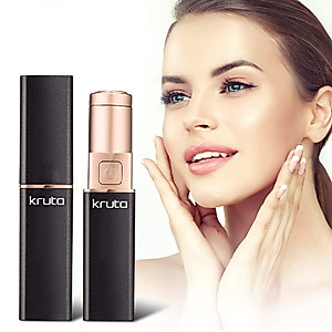 Facial Hair Remover for Women,Rechargeable Hair Removal Waterproof Face Shaver Razor for Peach Fuzz Fine Hair Chin Cheek Lip