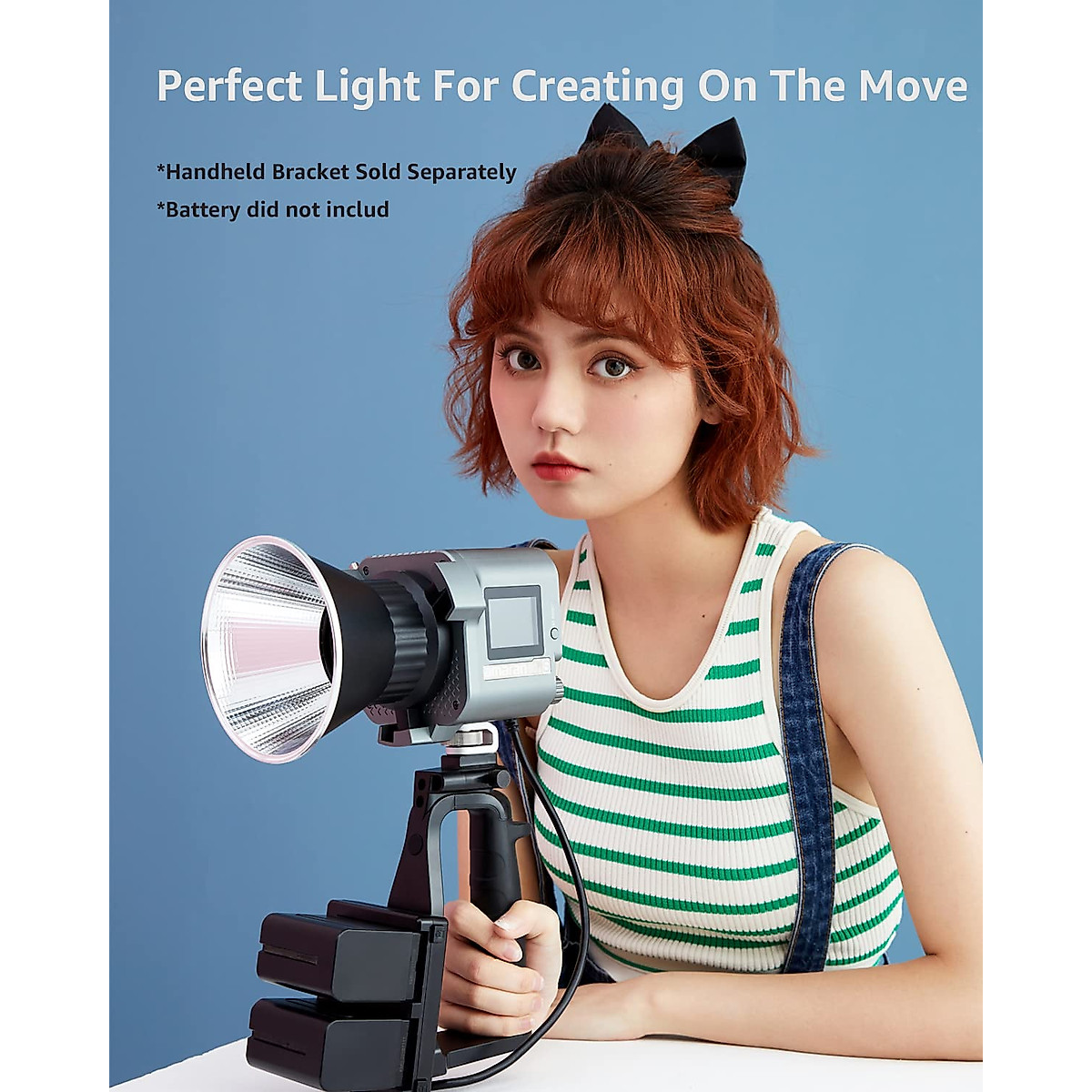 Aputure amaran 60dS Video Lighting,amaran 60d Studio Light,60W COB Daylight Bowens Mount Point-Source LED Video Light,App Control,Photography Lighting(amaran 60dS)