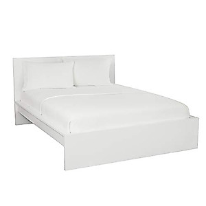 Baltic Linen Jersey Cotton Sheet Set, California King, White, 4 Peice