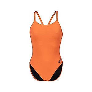Arena Women's Standard Team Swimsuit Challenge Solid, Nespola-Asphalt