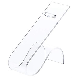 Plymor Clear Acrylic Shoe Rest, 2" W x 4.5" D x 4.75" H (Fits Most Women's & Children's Shoes)