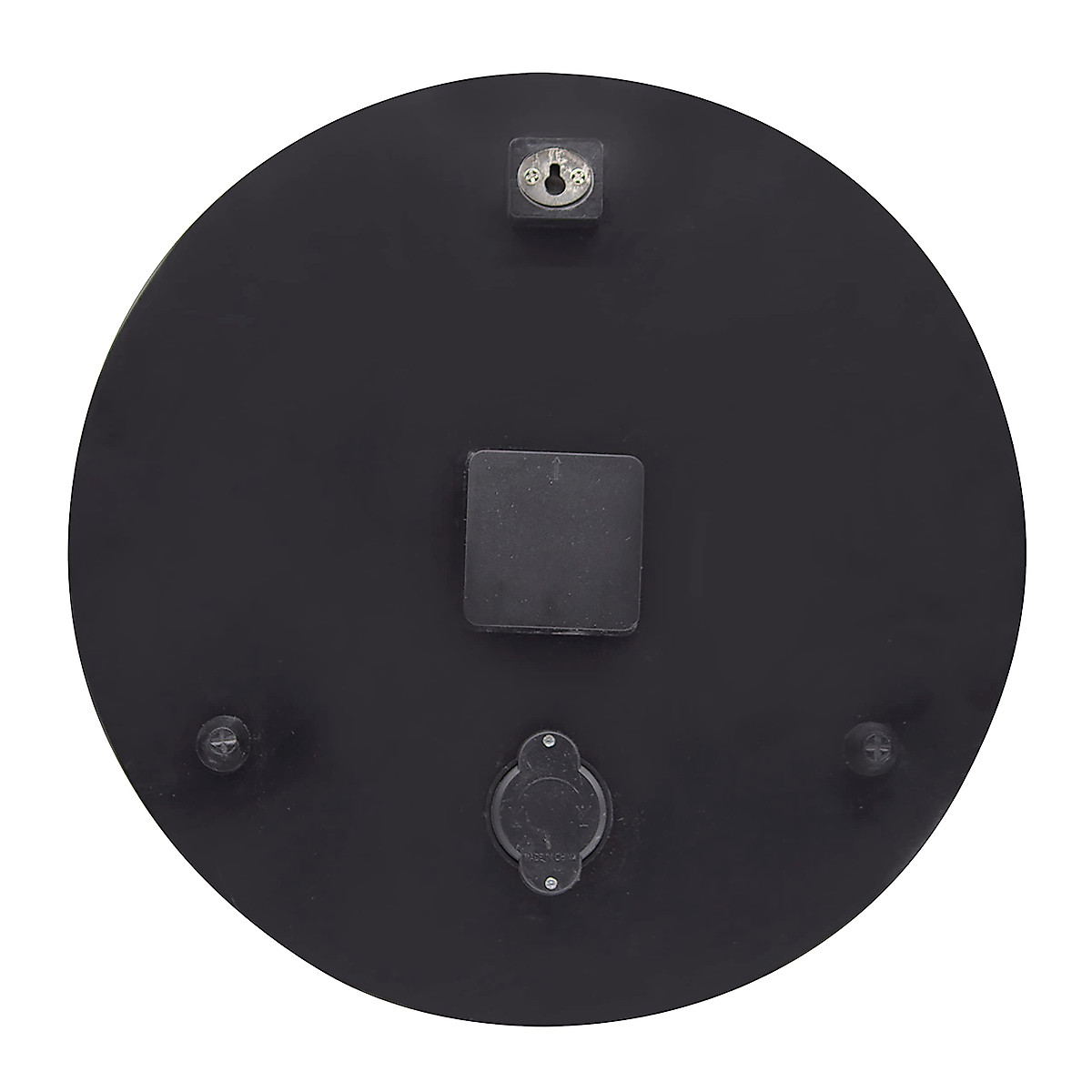 Taylor Bourbon Barrel Poly Resin Indoor and Outdoor Clock and Thermometer, 14 Inch, Multi-Color