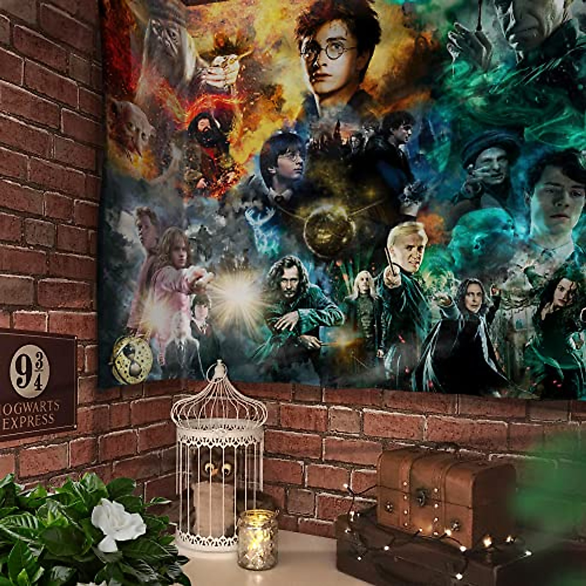 JUMANT Potter Tapestry - Harry Tapestry - Magical Tapestry - 59x51 In