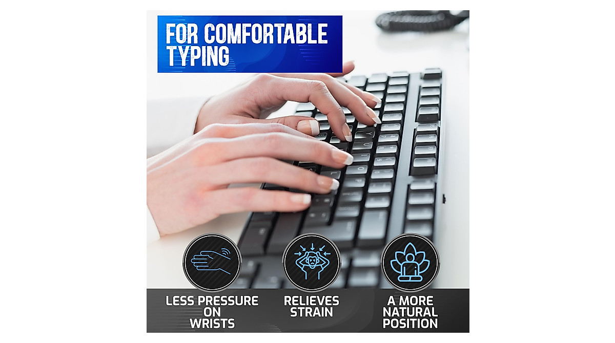 Computer Keyboard Feet Replacement 2 Pcs - Rubber Grip Small Ergonomic ...