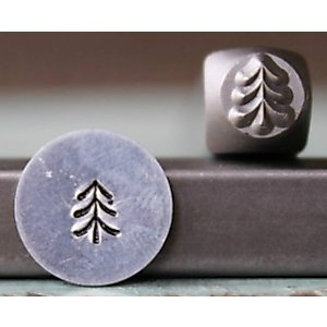5mm Simple Pine Tree 2 Metal Punch Design Stamp - Supply Guy - CH-279