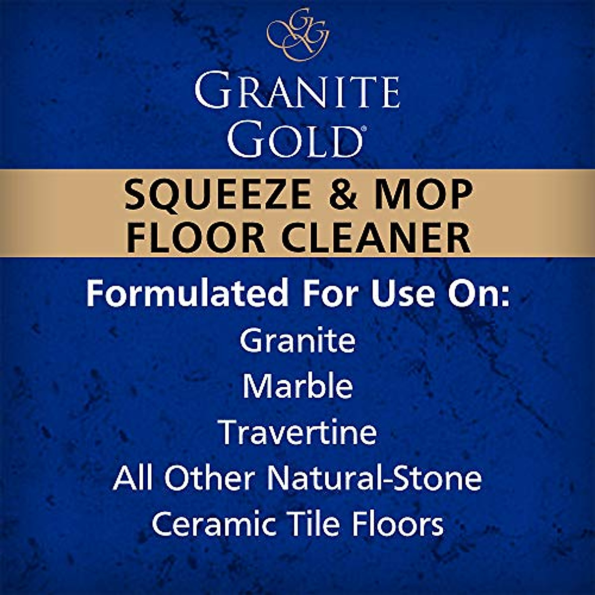 Granite Gold Squeeze and Mop Floor Cleaner For Granite, Marble, And Other Natural Stone Or Ceramic Tile Surfaces, 32 Fl Oz