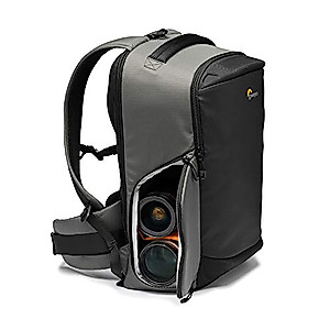 Lowepro Flipside BP 400 AW III Mirrorless and DSLR Camera Backpack - Dark Grey - with Rear Access - with Side Access - with Adjustable Dividers - for Mirrorless Like Sony α7 - LP37353-PWW