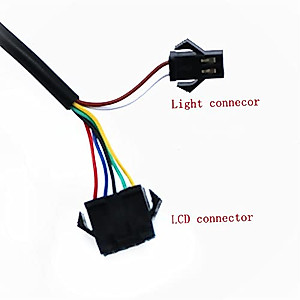 Bike Fender Dual Drive 36V/48V/60V 1000W BLDC Electric Scooter Controller E-Bike 2 pcs brushless Speed Driver and 1Pcs LCD Display one Set Mud Guards (Size : 36V Set)