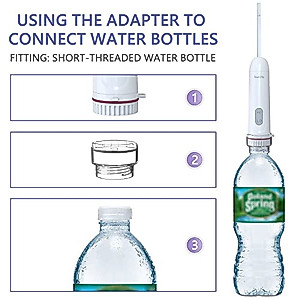 FEELLIFE Portable Bidet Travel Bidet for Women, Men, Baby, Pregnant, Old - Electric Handheld Bidet Sprayer Large Capacity for Personal Hygiene Cleaning with 2 Pressure Options