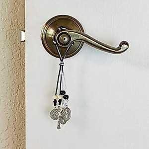 Saint Benedict Door Hanger with Medals, Bless This Home Wall Decorations, Housewarming Gift Ideas, 6.5 Inches