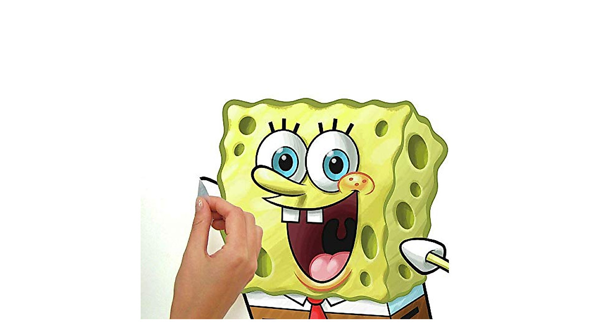 Spongebob Squarepants Giant Wall Decal - Peel & Stick Decor