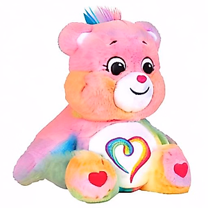 Basic Fun Care Bears | Togetherness Bear 35cm Medium Plush | Collectable Cute Plush Toy, Cuddly Toys for Children, Soft Toys for Girls Boys, Cute Teddies Suitable for Girls and Boys Ages 4 22077