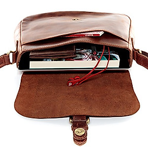 SID & VAIN shoulder bag & cross-body bag YALE tote bag handbag I Premium Leather top-handle bag leather bag woman brown