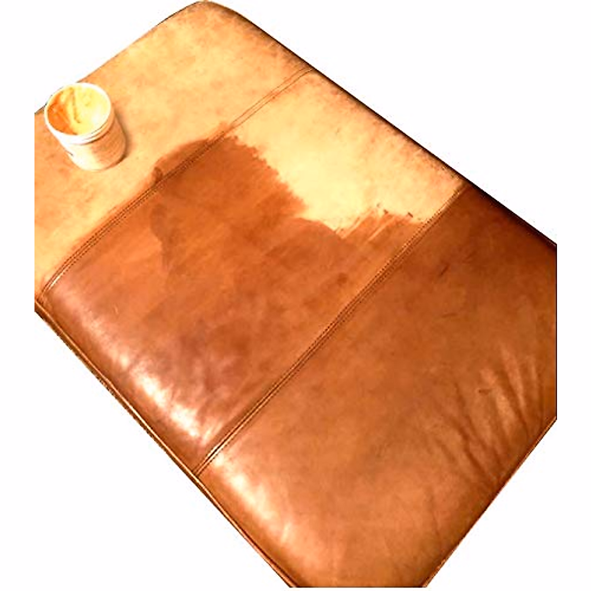 Skidmore's Restoration Cream | Leather and Wood Restorer, Softener, and Conditioner | All-Natural Non-Toxic Formula | Kit Will Restore, Repair Dry Leather and Wood Products | 16 oz