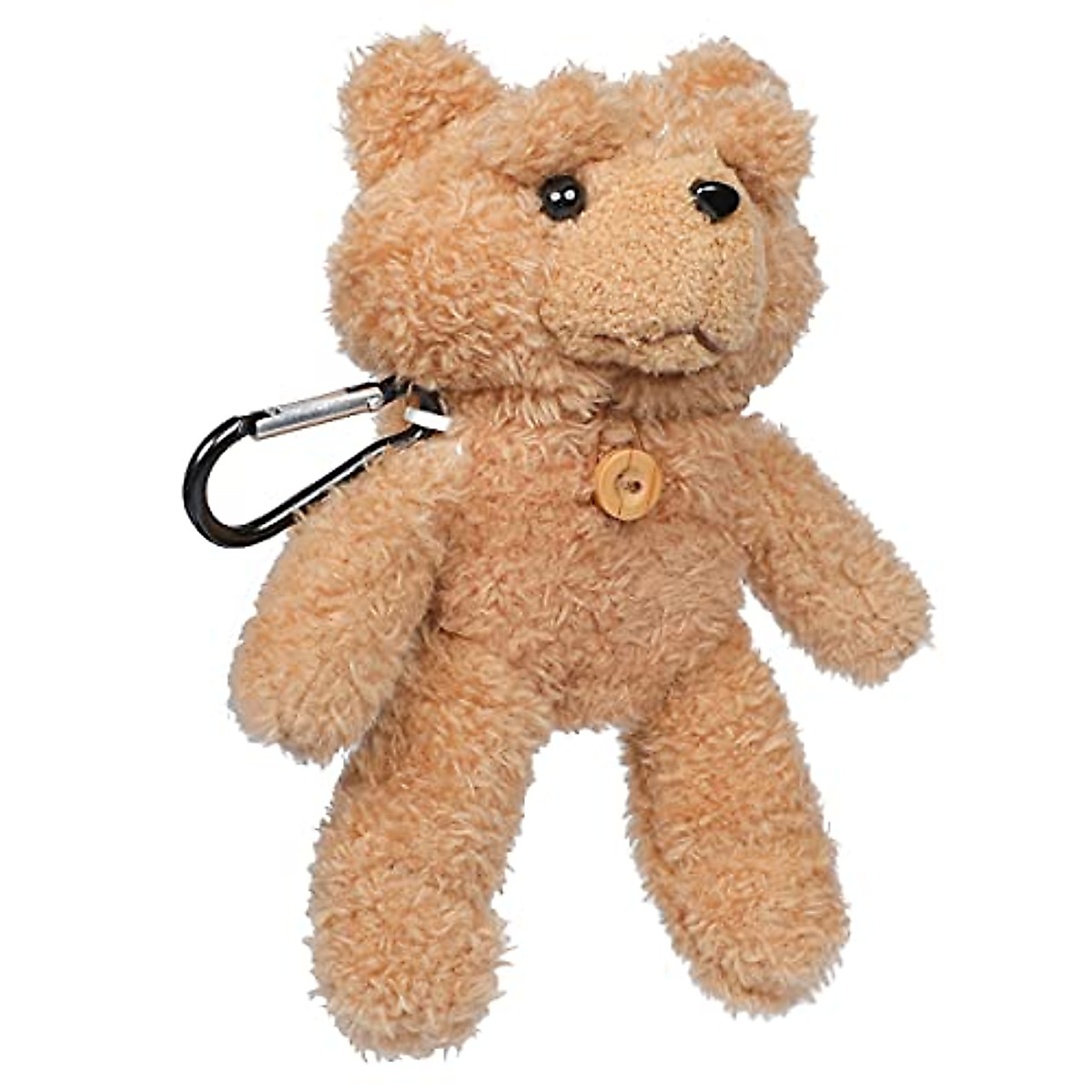 Joyleop Plush Bear Case for Airpods 1/2, Stuffed Animal Soft Fluffy Furry Fur Fuzzy Cute Cartoon Fun Funny 3D Design Kids Girls Boys Cover, Kawaii Cool Character Unique Air pods Cases for Airpod 1&2