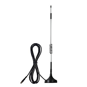 SureCall Wide Band 12" Magnetic Roof-Mount Antenna for Vehicles with FME-Female Connector - Black