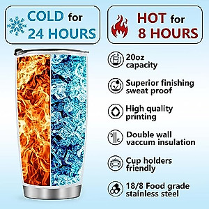 Jekeno Mug Tumbler Gifts for Boys - Gamer Gaming Gamepad Presents for Kids Boys Teen Son Birthday Halloween Christmas Game Controller Cup for Husband Father Dad Coffee Tumbler 20oz Stainless Steel