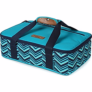 Arctic Zone Thermal Insulated Tote Hot/Cold Large Food Carrier, Teal