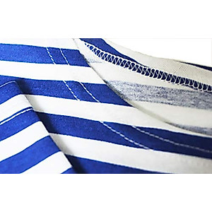 Svitanak Russian USSR Soviet Military Army T-Shirt Tank TOP Vest Blue White Sailor's Striped Vest (XL)