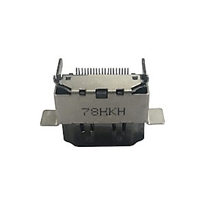 Rinbers Pack of 2 HDMI Port 2.1 Socket Interface Connector 1080P Display Port Replacement for Microsoft Xbox One X Console (NOT for One S)