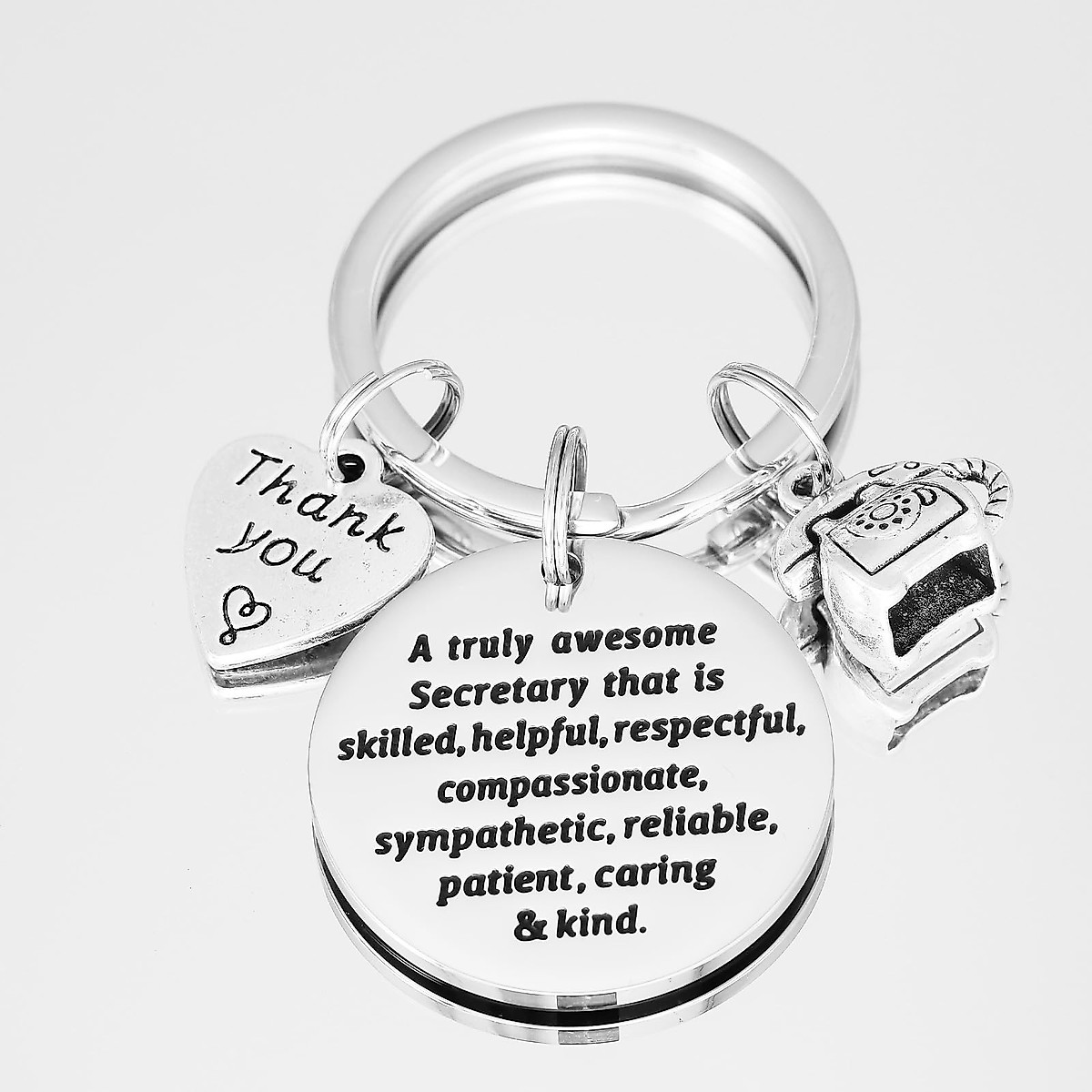 Kivosliviz Secretary Gifts Secretary Keychain Secretaries Gift Medical Secretary Gifts School Secretary Gifts